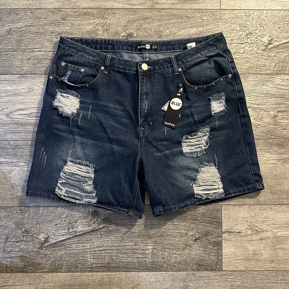 Boohoo | Shorts | Boohoo Blue | Poshmark